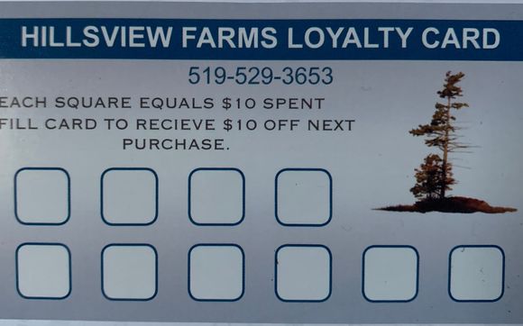 We Offer Loyalty Rewards by Hillsview Farms in Lucknow Area - Alignable