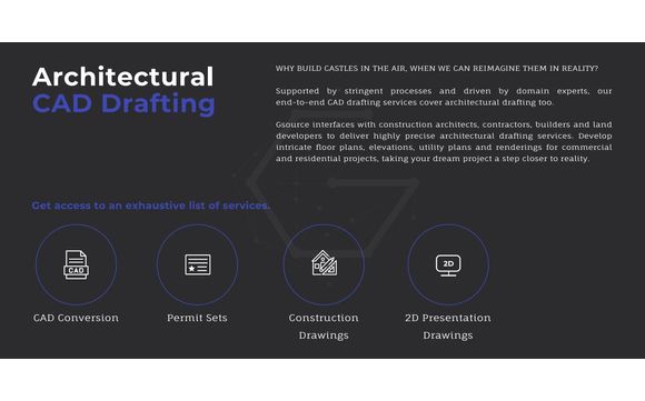 Architectural CAD Drafting by CAD Drafting Services | Gsource ...