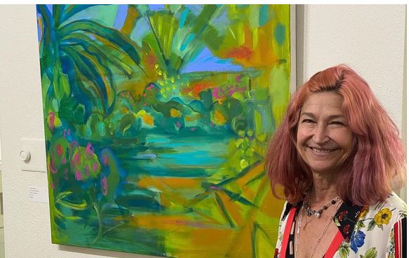 My painting’ Summertime’ at the San Antonio Art League & Museum by ...