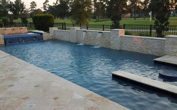 In Ground Pools by River Rock Pools in Huffman Area - Alignable