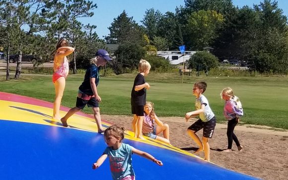 Jump Pillow by Fiddlestix RV Park and Golf Resort in Isle Area - Alignable