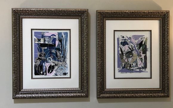 Fine Art Paintings. Mixed Media Collages. Landscape painting. by Roger ...