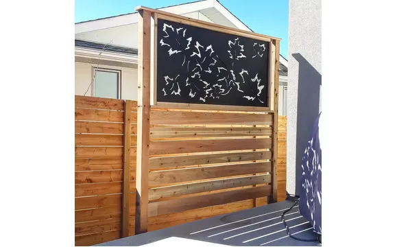 Cedar privacy screen by Prairie Cedar Creations in Edmonton, AB - Alignable