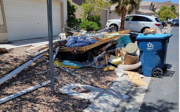 Curbside pickup by Junk Monkeyz, LLC. Junk Removal Las Vegas in Las ...