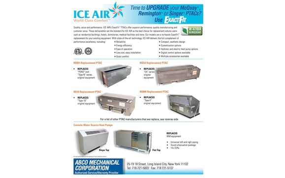 Ice Air AC Units by ABCO Mechanical Corporation in New York, NY - Alignable
