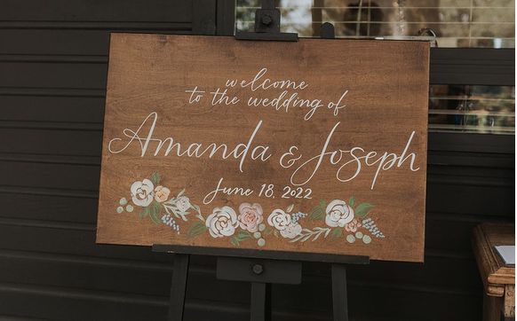 Wedding Signage by Courting Calligraphy in Vancouver, WA - Alignable