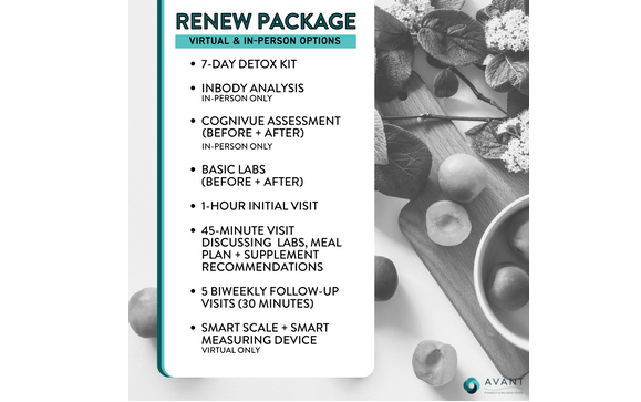 RENEW Health, Wellness, and Weight Loss Package by Avant Pharmacy ...