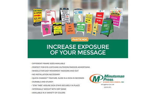Lawn and Job Site Signs by Minuteman Press Natick in Natick, MA - Alignable
