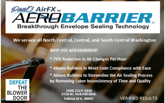 AEROBARRIER Home Construction Envelope Sealing by Paul's Airf/x ...
