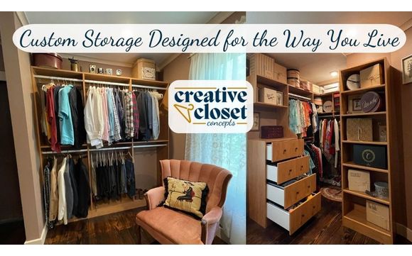 Custom Designed Master Closet Dressing Room by Creative Closet Concepts ...