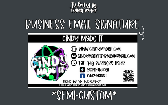 Business Email SIgnature by Twenty16 Digital Designs in Plant City, FL ...
