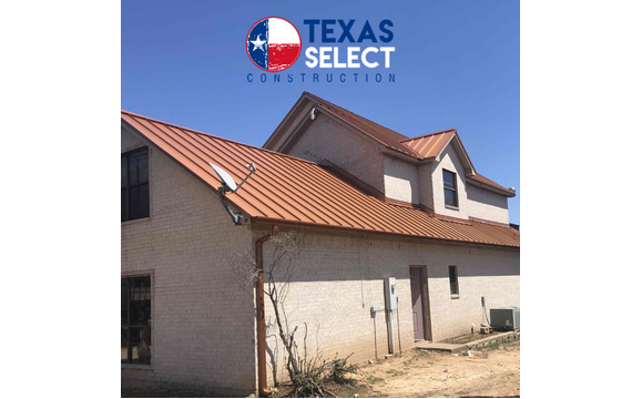 Standing Seam Metal Roof Installation by Texas Select Construction in ...