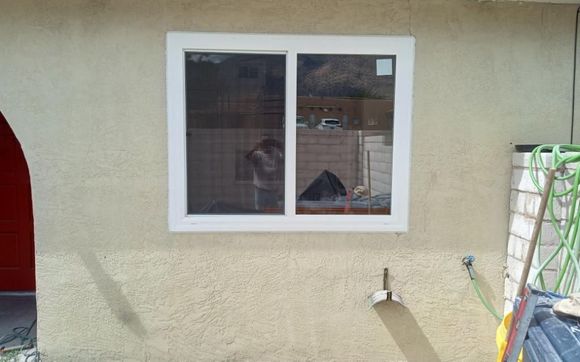 Installation of retro fit windows by The house of glass in Albuquerque ...