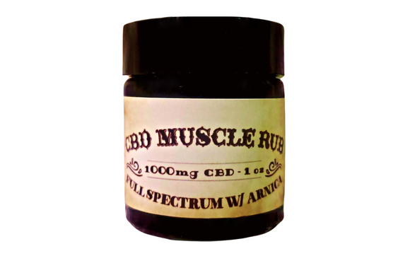 CBD & Arnica Muscle Rub, 1 oz - 1,000mg CBD by Water Rock Farming in ...