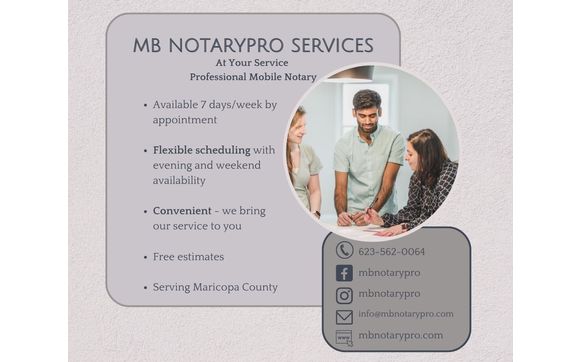 Maricopa County Notary & Loan Signing Services by Melody Bowdell AZ ...