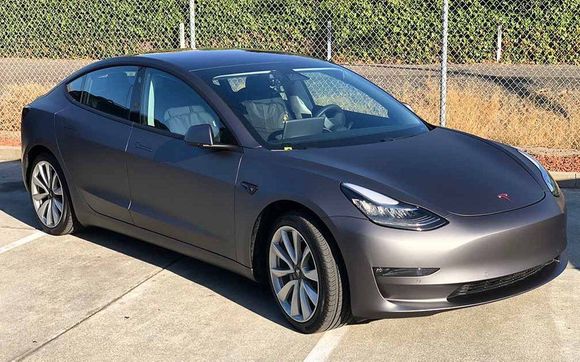 Tesla Model 3 Color Change Wrap & Chrome Delete by Vinyl ink - Vehicle ...