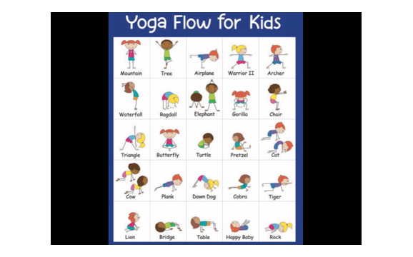 Yoga Flow Poster for Kids by Creative Preschool Programs in ...
