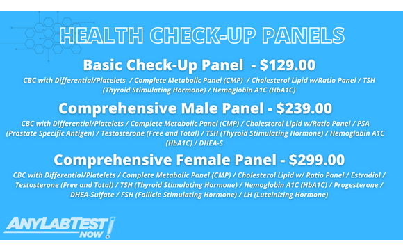 Health Check-Up Panels by Any Lab Test Now in Fort Lauderdale, FL ...