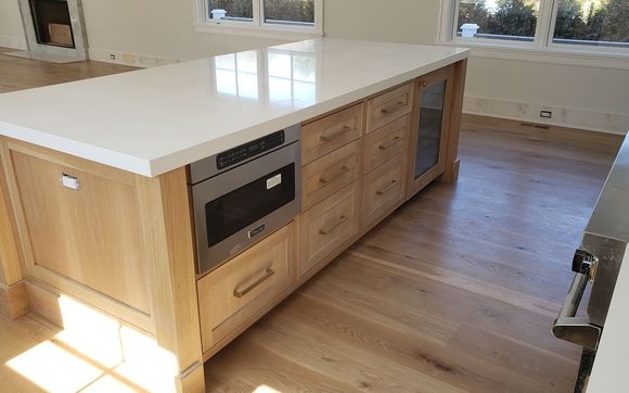 Custom White Oak Kitchen Island by SMB WOODWORKS in Saint James, NY ...