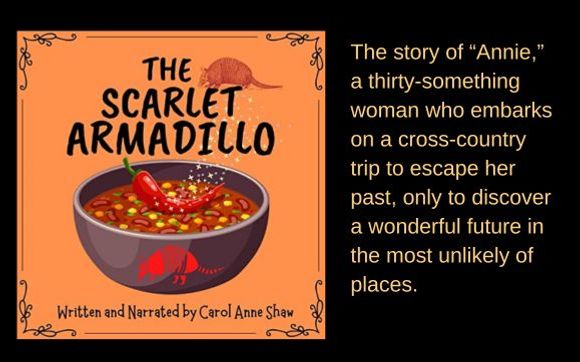 THE SCARLET ARMADILLO written and narrated by Carol Anne Shaw by Carol ...