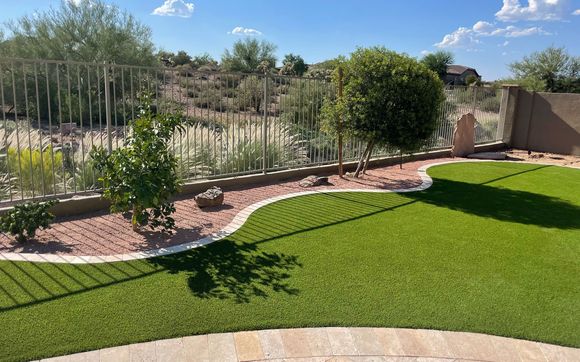 Artificial Turf by The Desert Root Landscaping Pavers and Turf in Mesa ...