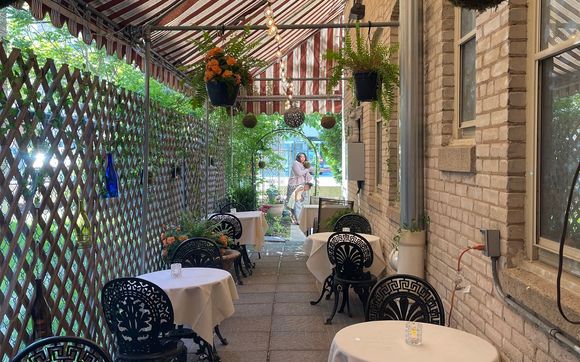 Outdoor Dining in Our Secret Garden by The Pasta Tree Restaurant & Wine ...