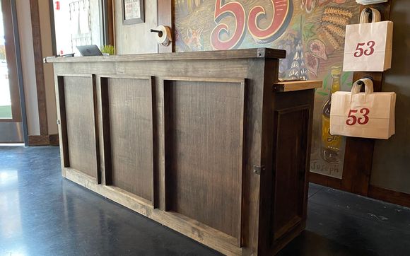 Handcrafted Solid Wood Counters, Reception Desks and Bars by PineTree ...