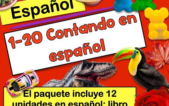 Mega bundle en español Números 1-20 Centros, Carteles, libros ...