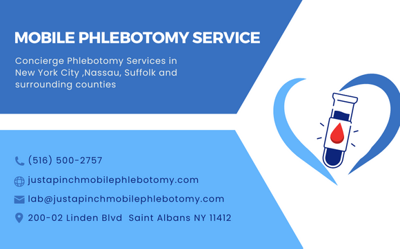 Mobile Blood draw and specimen collection services by Just A Pinch ...