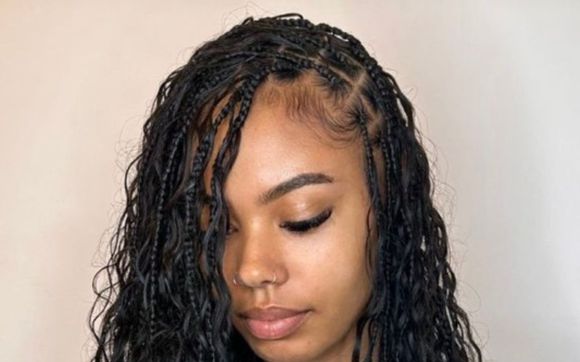 HAIR Braiding, knotless,Boho Braids Box braids,Twist.,Cor-Row by NeNe ...
