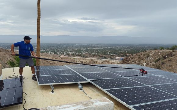 Solar panel cleaning service by CV Solar Panel Cleaning in Palm Desert ...