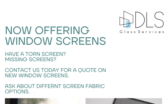 Window screen flyer by DLS Glass Services in Houston, TX - Alignable