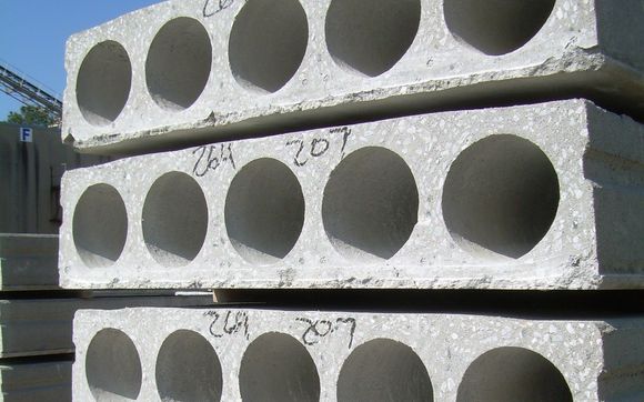 Precast, prestressed, concrete hollow core plank by Coreslab Structures ...