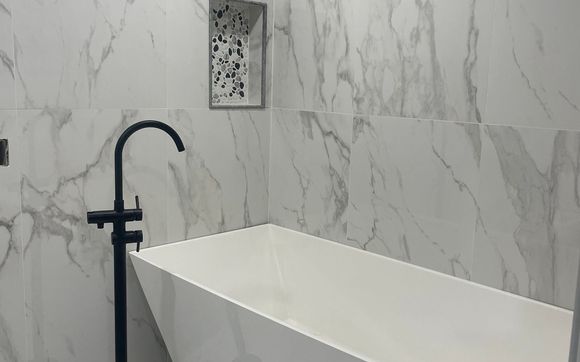 Large Format Porcelain Tile Installation by Tile Work Shop in Charlotte ...