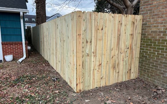 6’ Dogeared Fence Installation by Mike and Blake’s Decks Fences and ...