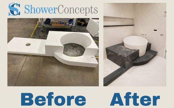 Use this instead of framing! Custom Foam Products by Shower Concepts in ...