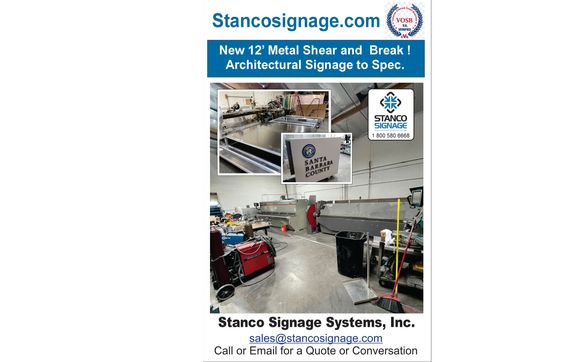 Metal Signage Fabrication matching client spec and designs. by Stanco ...