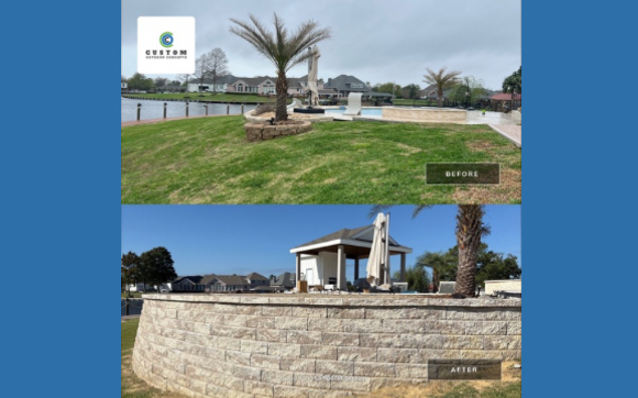 Retaining Walls by Custom Outdoor Concepts in Baton Rouge, LA - Alignable