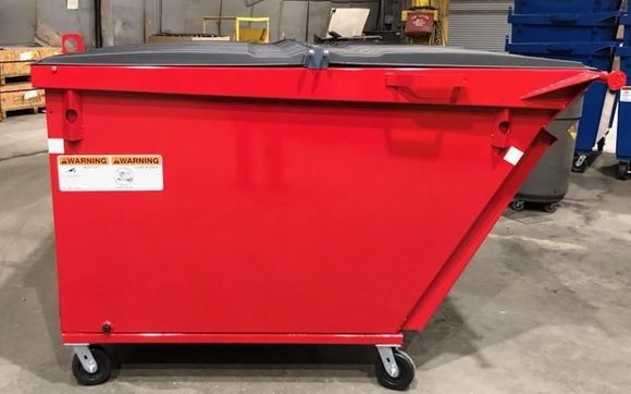 We offer commercial steel refuse containers by Rugged Steel Works in ...