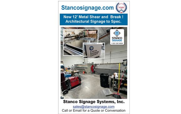 We fabricate metal structures for signage and other uses. by Stanco ...