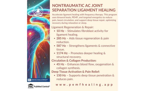 AC Joint Recovery & Ligament Deep Healing Advanced Energetics by PeMF ...