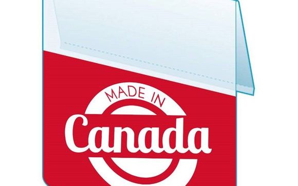Made in Canada Shelf Tag - now available in our Calgary warehouse by WR ...