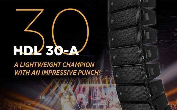RCF HDL-30 Two Way Line Array System by Iconic Event Productions in ...