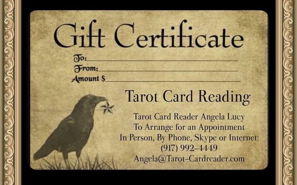 Gift Certificates by Tarot Card Reader Angela Lucy in New York, NY ...