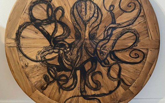 Example of Line Art on Objects by Jade Rowe Art in Los Angeles, CA ...