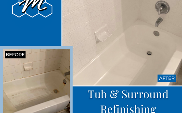 Shower before & After by Miracle Method Surface Refinishing in Houston ...