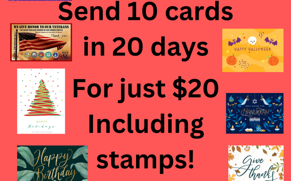 10 Card Challenge by SendOutCards powered by Promptings.com - Marcia ...