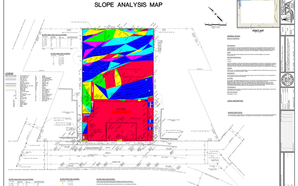 Slope Analysis by Builoff Surveying & Mapping, Inc in Calabasas, CA ...
