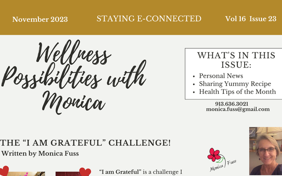 Monthly Newsletter - health tips & yummy recipe by Monica Fuss, Arbonne ...