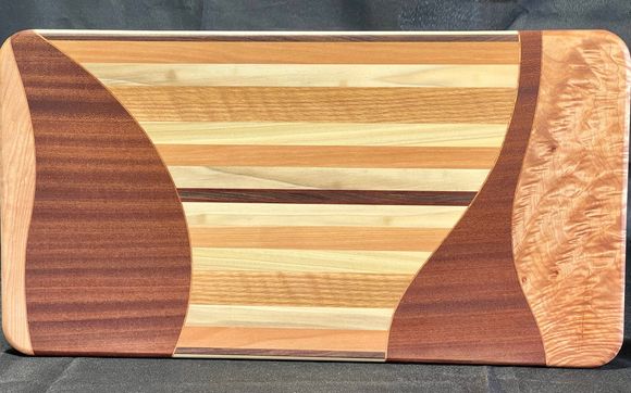 Helical weave end-grain cutting board by Wild Jasmine Creations in ...